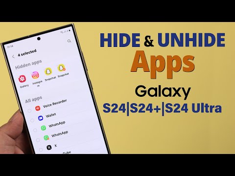 How To Hide Apps On Samsung Galaxy S24, S24+ and S24 Ultra!