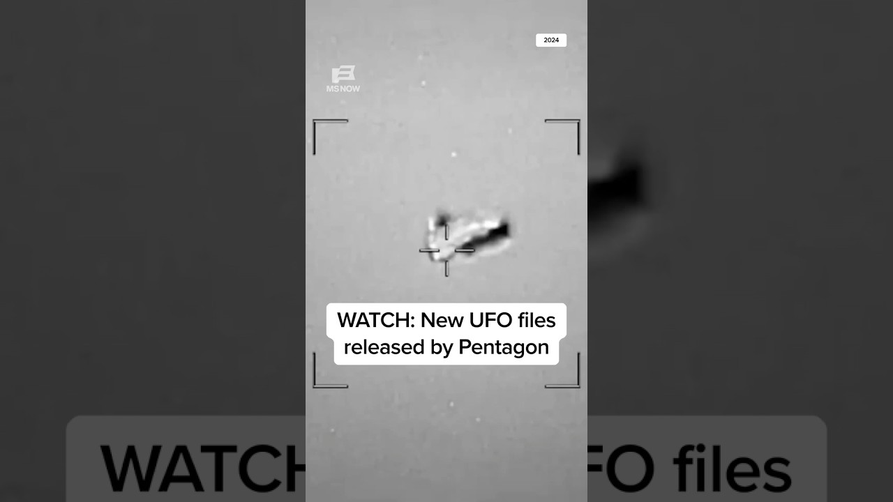 WATCH: New UFO files released by Pentagon