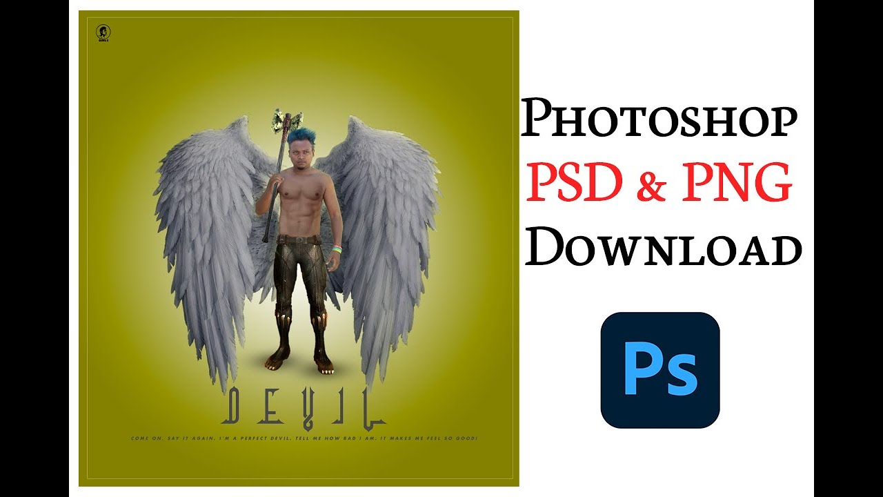 #Devil Photoshop PSD Download PNG
