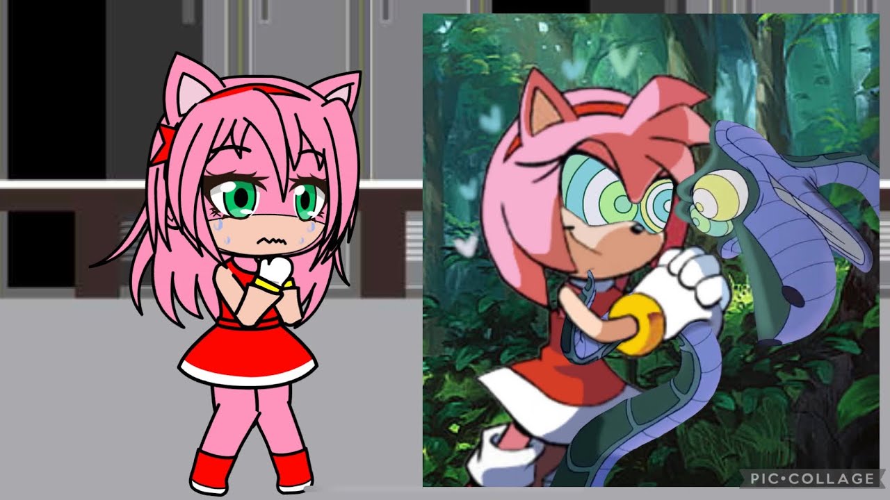 Amy reacts to amy rose and kaa images