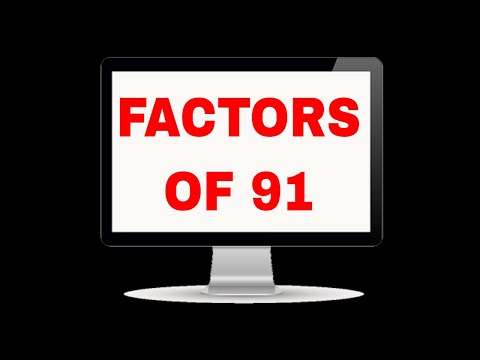 Factors of 91