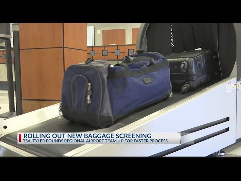 Tyler Pounds airport says new baggage check equipment will save time for passengers