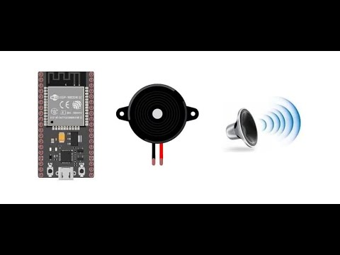 Control a buzzer by the ESP32 card