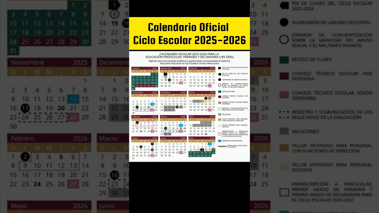 Official school calendar for the 2025-2026 school year. It's now published in the Official Gazett...