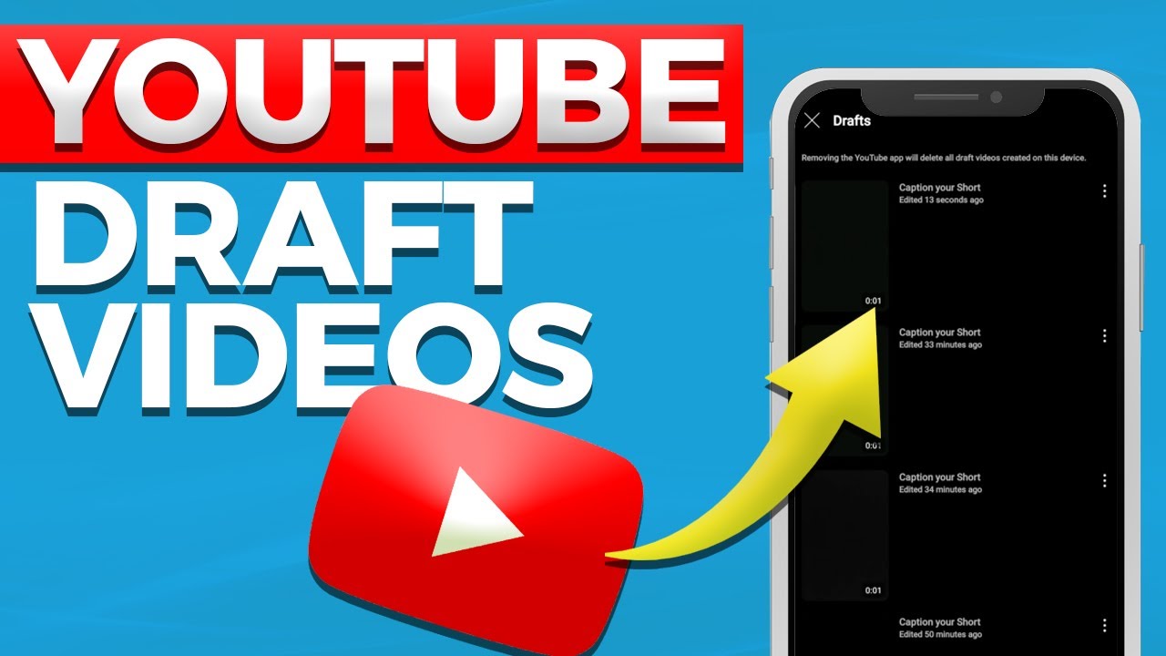 How To Find YouTube Shorts Draft Videos (Quick Guide)