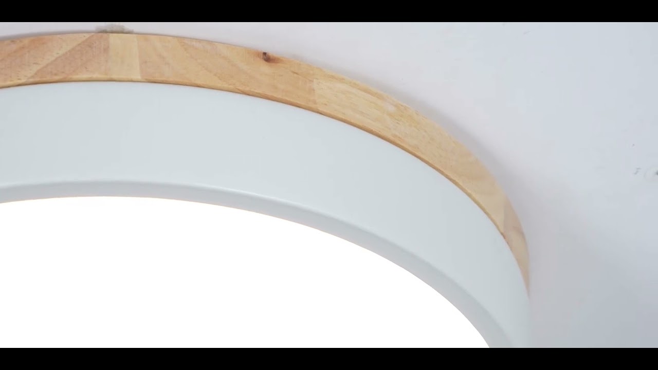 Buja Wooden Flush Mount Lighting