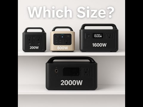 Portable Battery Generator: How to Choose the Right Size