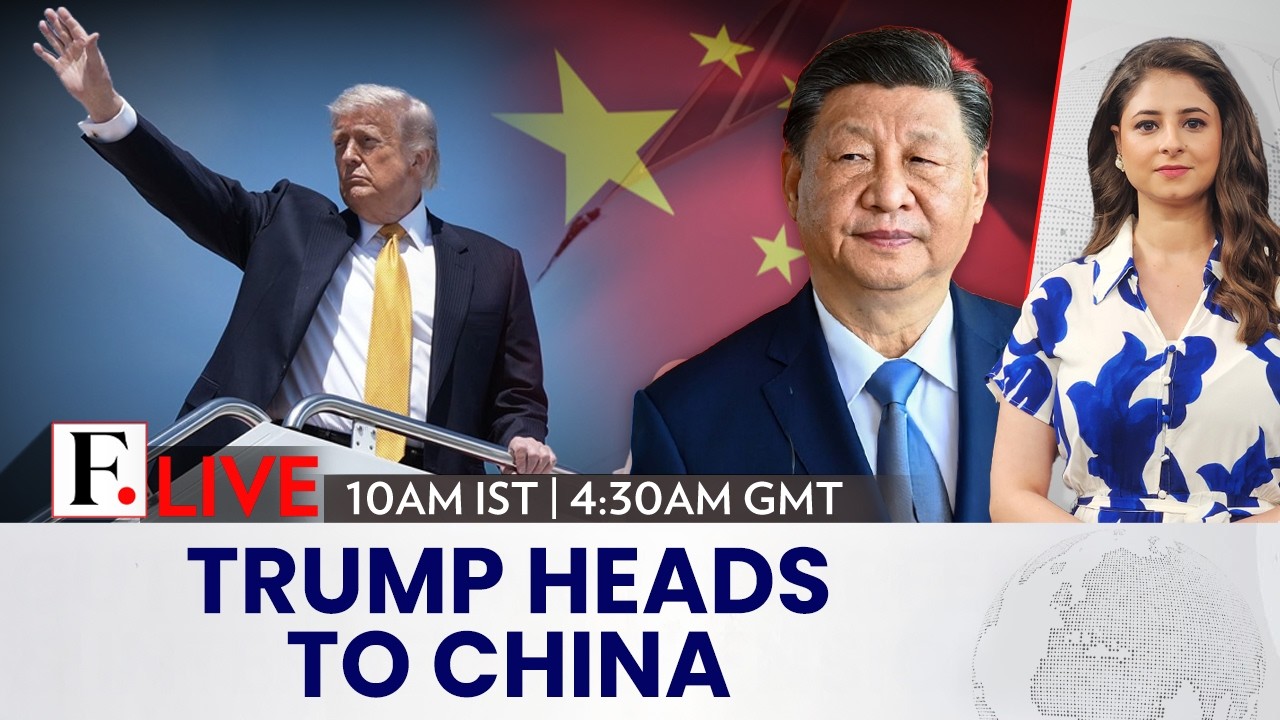 LIVE: Trump’s High-Stakes China Trip Begins | Air Force One En Route to Beijing | Firstpost Live