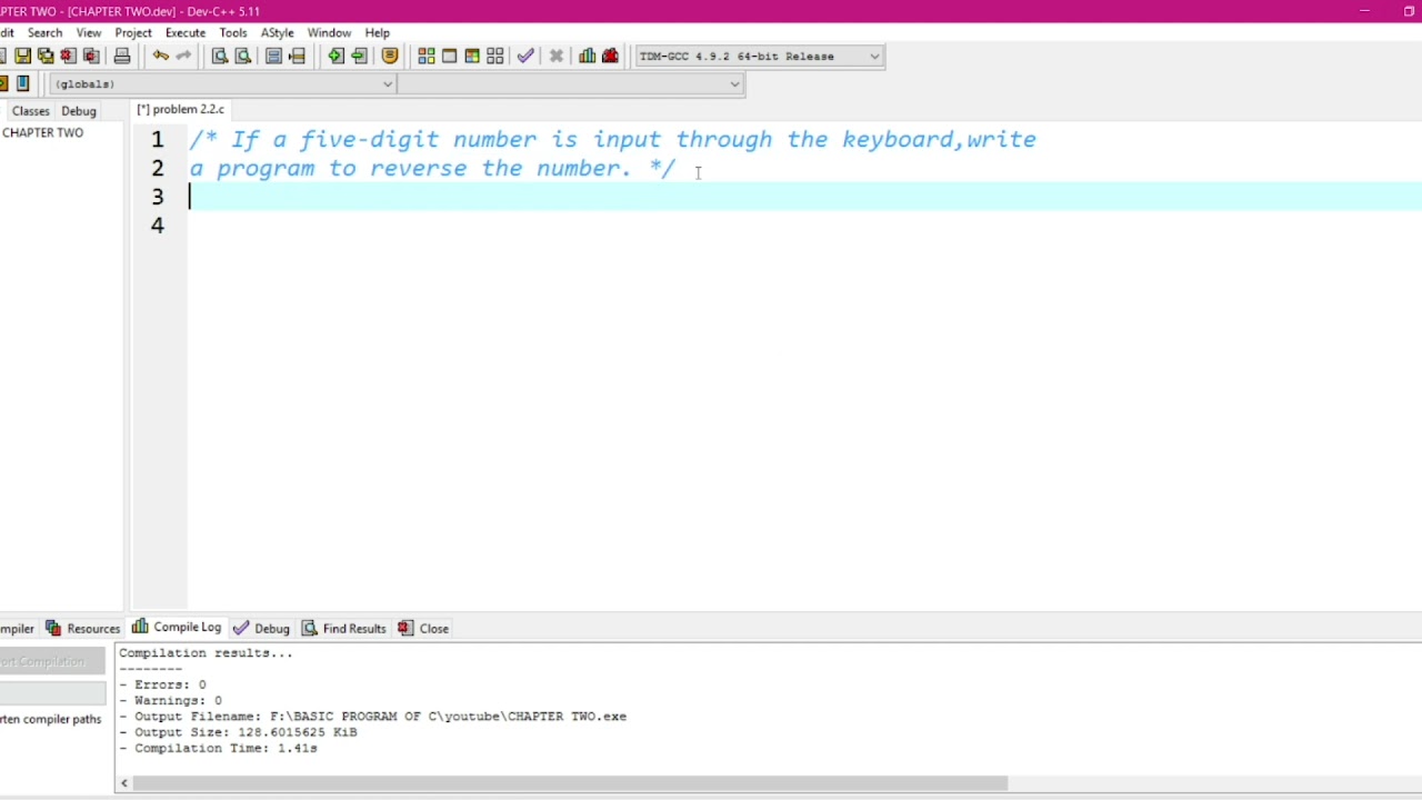 ||LET US C SOLUTIONS|| CHAPTER 2.0|| PROBLEM2.2||
