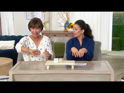 Diamonique x Kathy Levine Trilogy Two-Tone Ring, Sterling Silver on QVC