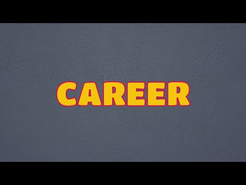 What Does CAREER Means || Meanings And Definitions With Example in ENGLISH CARRER