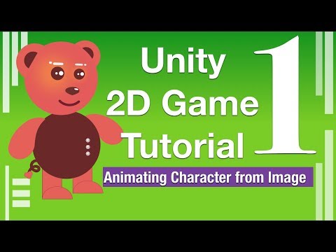 1. Unity 2D Game Tutorial - Animating Character from Image