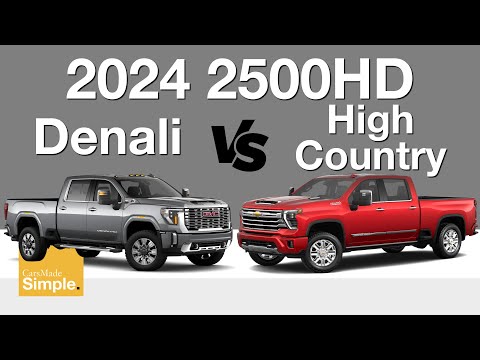 2024 Silverado 2500HD High Country vs Sierra 2500HD Denali | Feature & Pricing Breakdown!