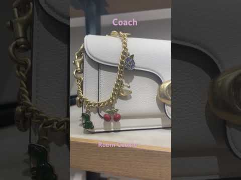 COACH Motif Chain Bag Charm