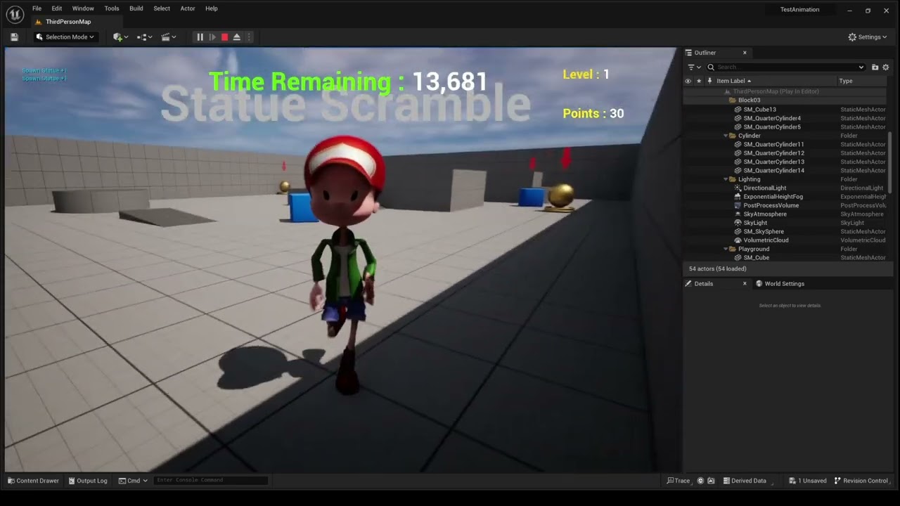 GitHub - nice1stu/UE-animations: Project to learn nasics of UE animation