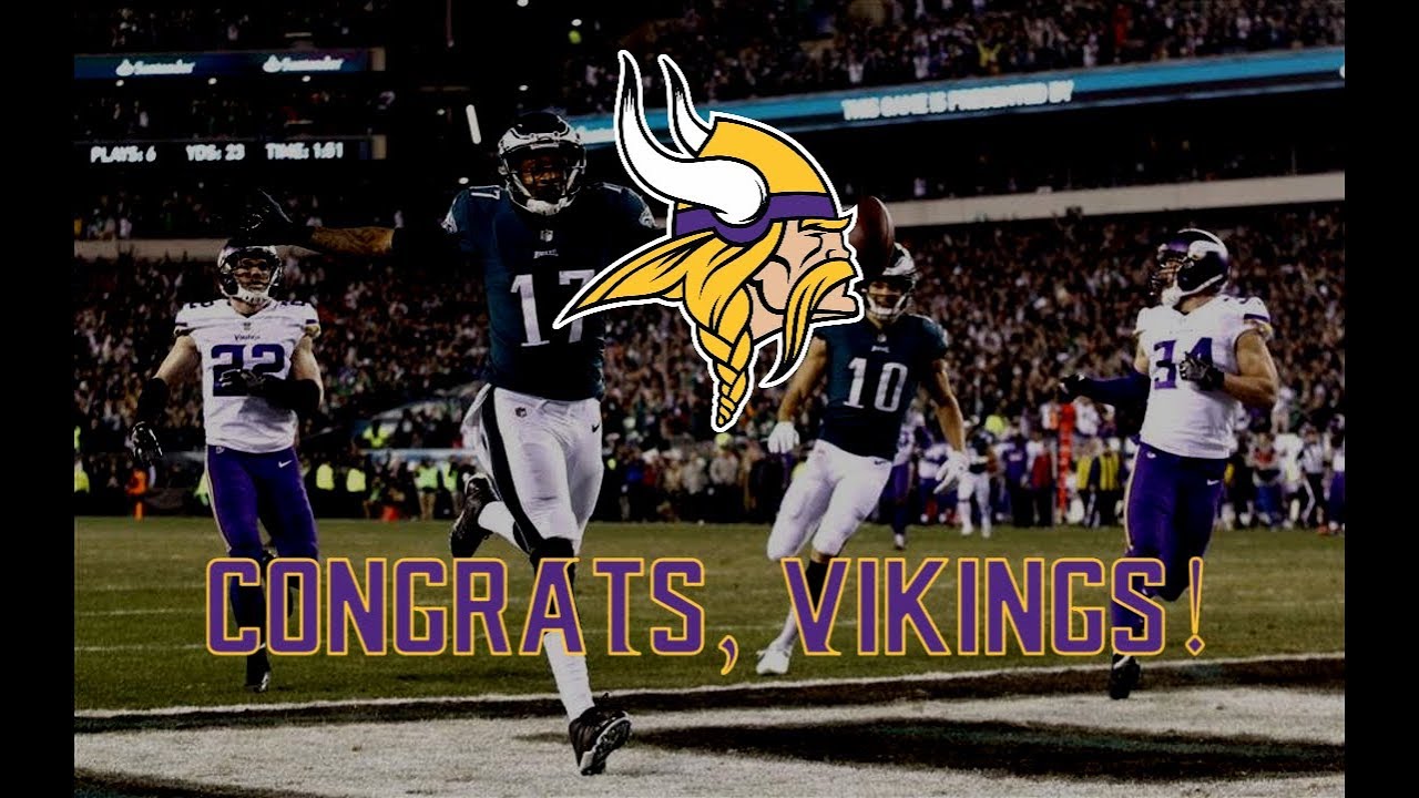 Congrats, Vikings!