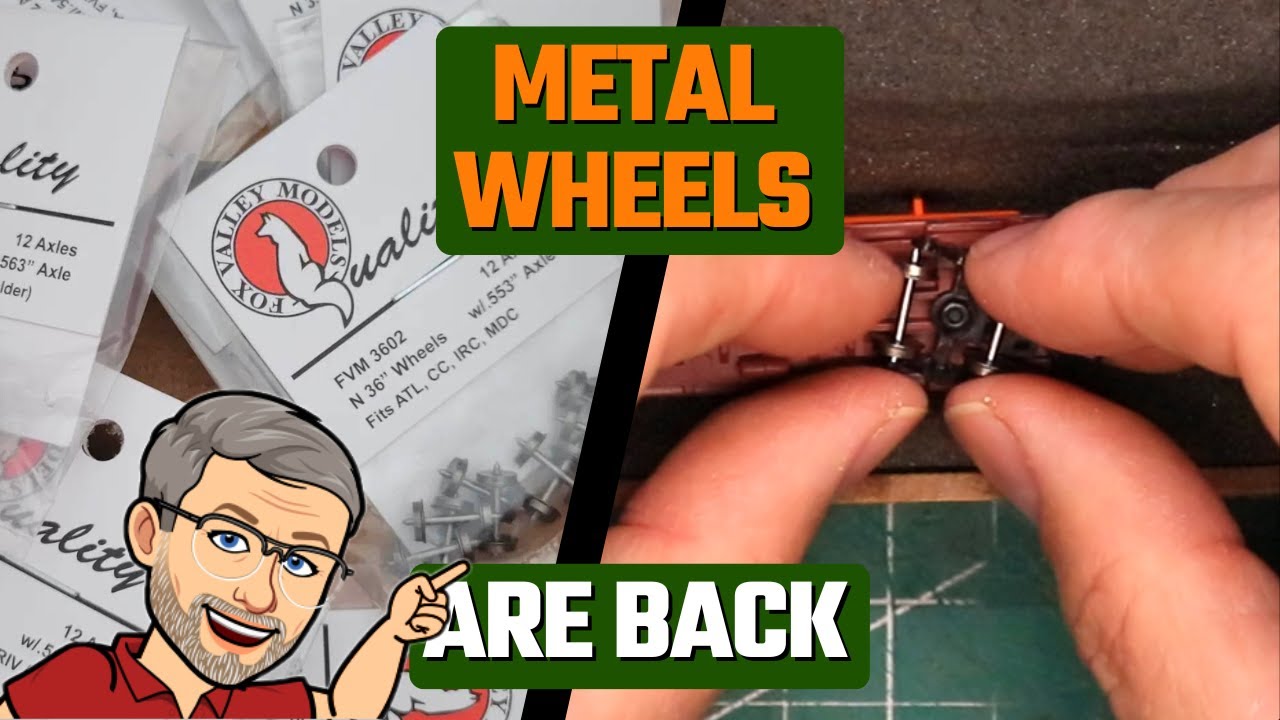 Upgrading Wheels on Model Train Cars
