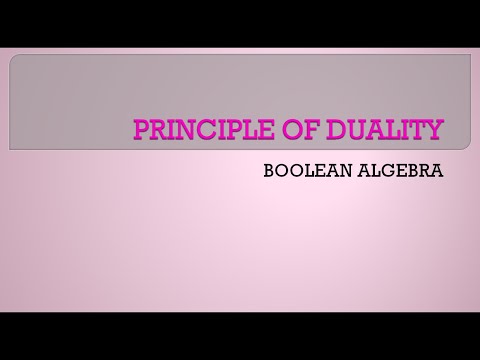 #9 Principle of Duality | Boolean Algebra | ISC