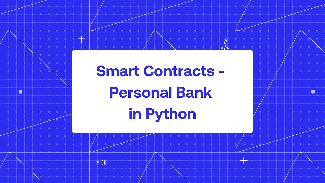 Smart Contracts - Personal Bank with Algorand Python