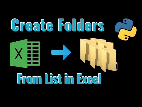 Creating Folders from Excel | Python