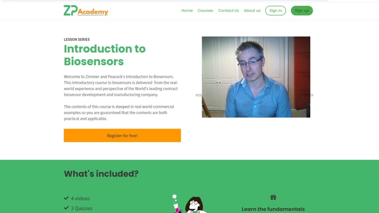 Introduction Biosensor - Module 1A1 - Introduction to Biosensors