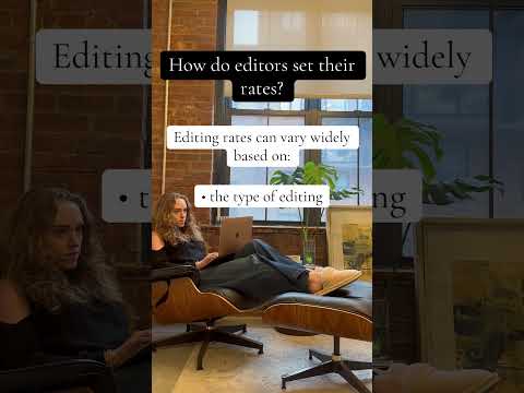 How do editors set their rates?