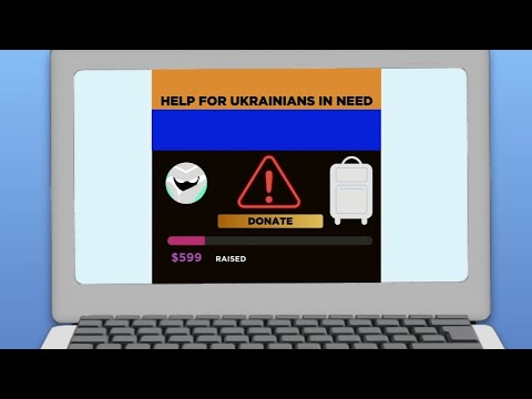 How to spot Ukraine fundraising scammers
