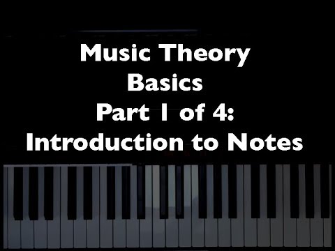 Music Theory Basics Part 1 of 4: Introduction to Notes