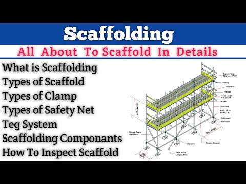 Scaffolding Safety || All About Scaffolding In Detail || Types of Scaffolding / Clamp / safety Net