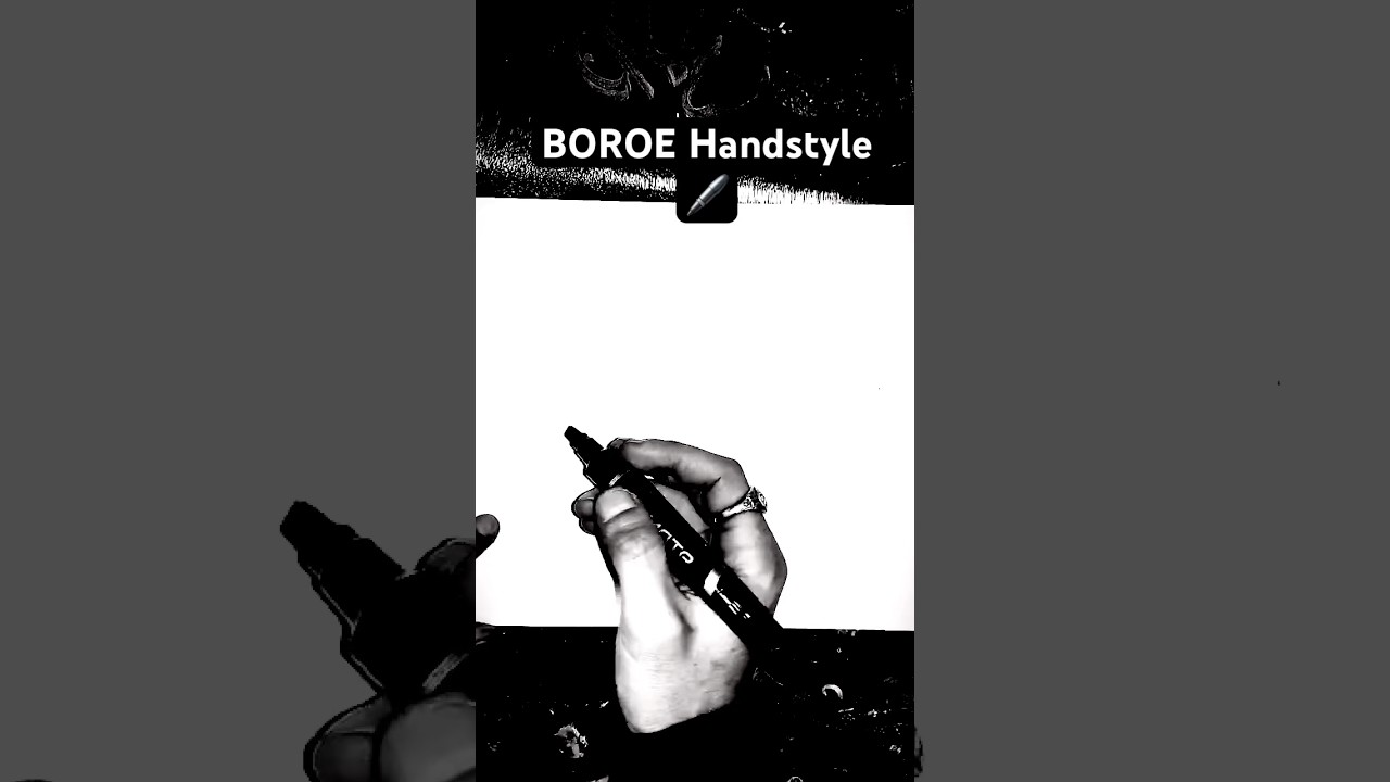 Boroe Handstyle 🖊️ #art #graffiti #calligraphy