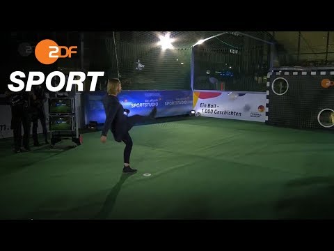 Sensationell! Inka Grings trifft fünfmal an der Torwand | das aktuelle sportstudio - ZDF