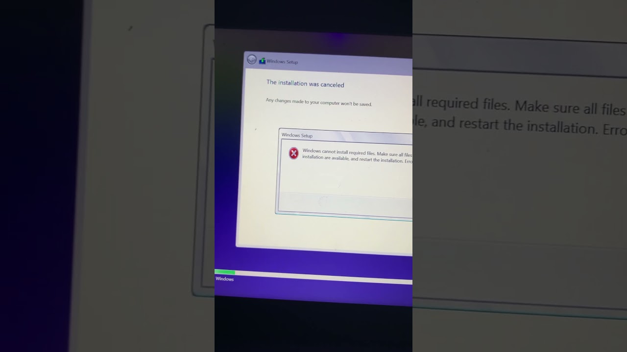 Again, Windows cannot install required files.Error code 0x8007025D Quick solve #systemcenter #hyperv