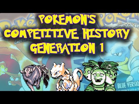 Competitive History of Pokemon: Generation 1