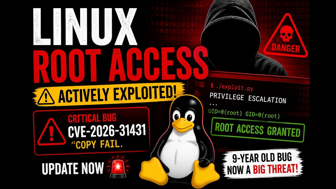 Critical Linux Bug Gives Root Access (Actively Exploited)