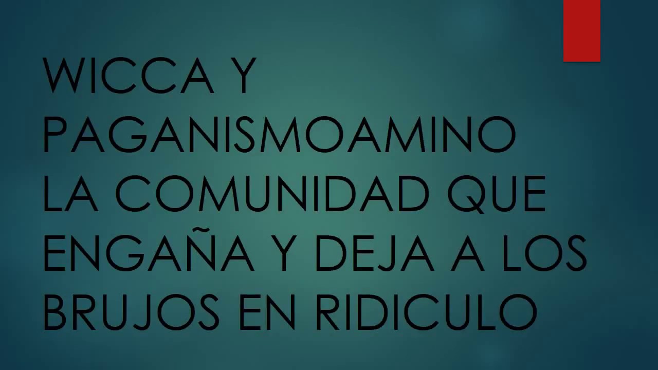 WICCA Y PAGANISMO AMINO LA COMUNIDAD FALSA DE MAGIA
