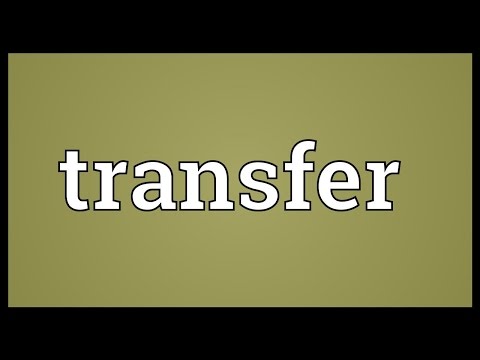 Transfer Meaning