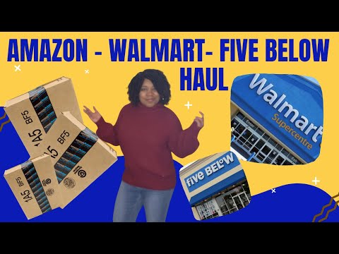 Amazon - Walmart -5 Below Try Ons - Fashion Haul