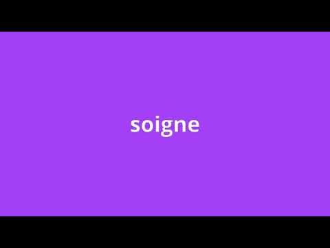 what is the meaning of soigne.