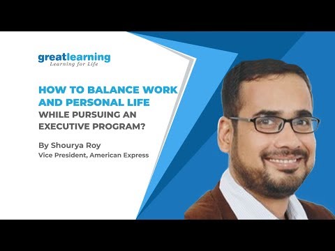 How to Balance Work and Personal Life while Pursuing an Executive ...