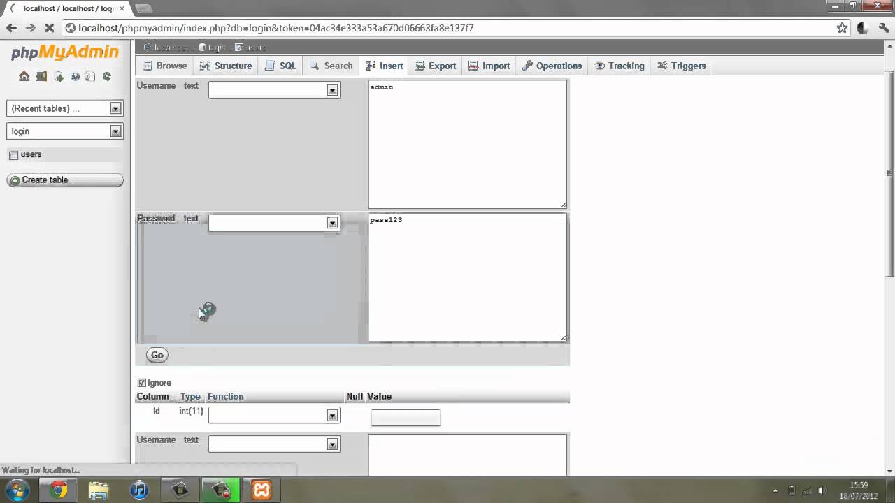 PHP MySQL Login Tutorial 1