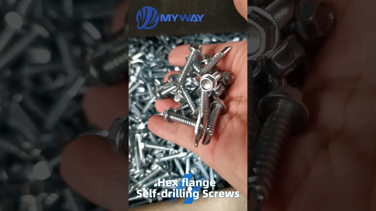 Hex flange Self-drilling Screws Self Drilling Screw Hex Head Flange Face #supplier #manufacturer