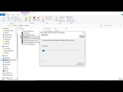 How to download and Install SQL Oracle Database 10g for Windows and run in Hindi/Urdu