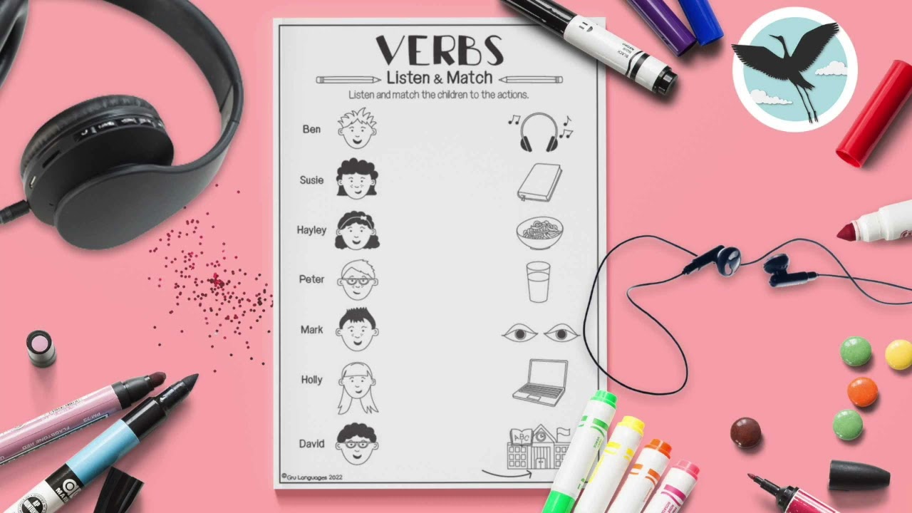 Verbs Listen & Match