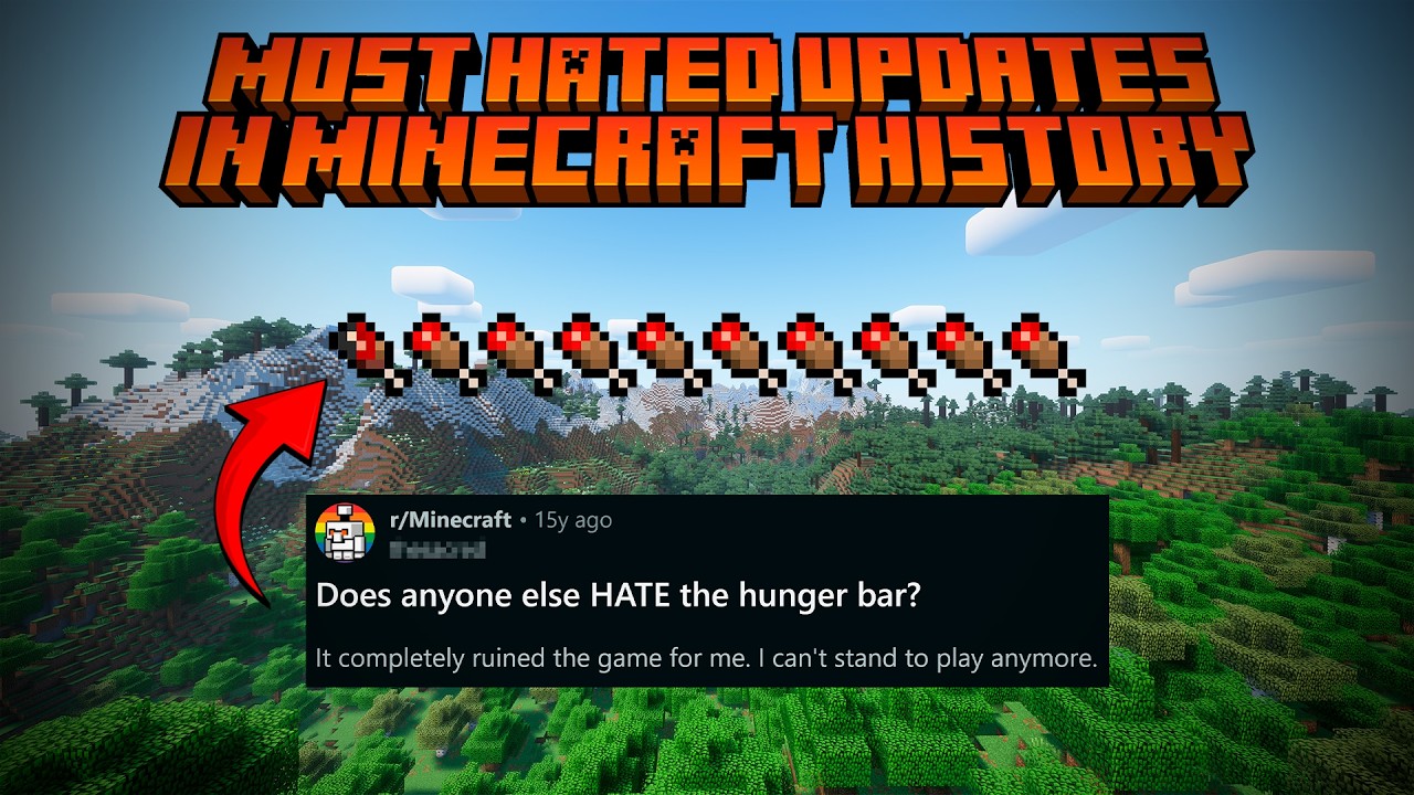The Most HATED Minecraft Updates Ever Released