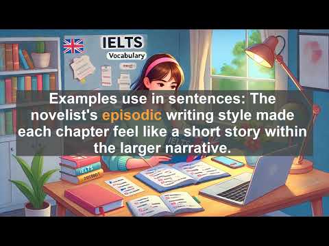 IELTS 9.0 Vocabulary Lesson: Episodic - Meaning, Common errors, Synonyms and Antonyms