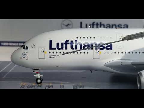 Gemini 200 Lufthansa A380-800 (2018 Revised Livery Scheme)Review (FHD)