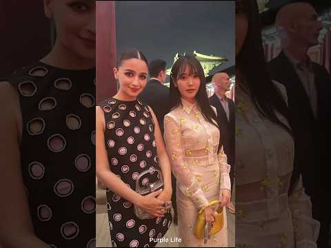 💛 IU and Alia in one frame 💛 #shortvideo #youtubeshorts