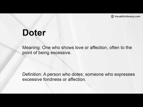 Doter Meaning