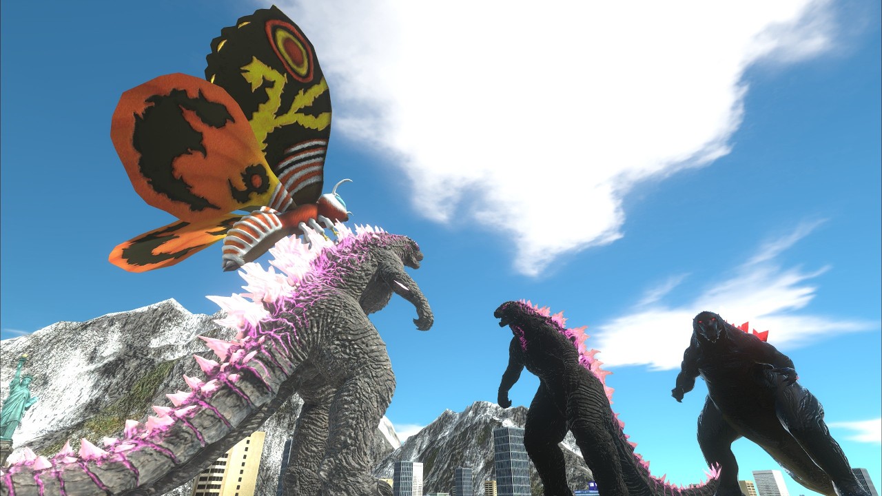 Evolved Godzilla turn into Dark Devil after lost Mothra in battle against Godzilla Earth