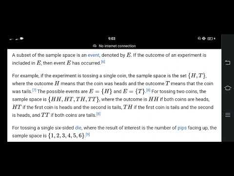 What is Sample Space